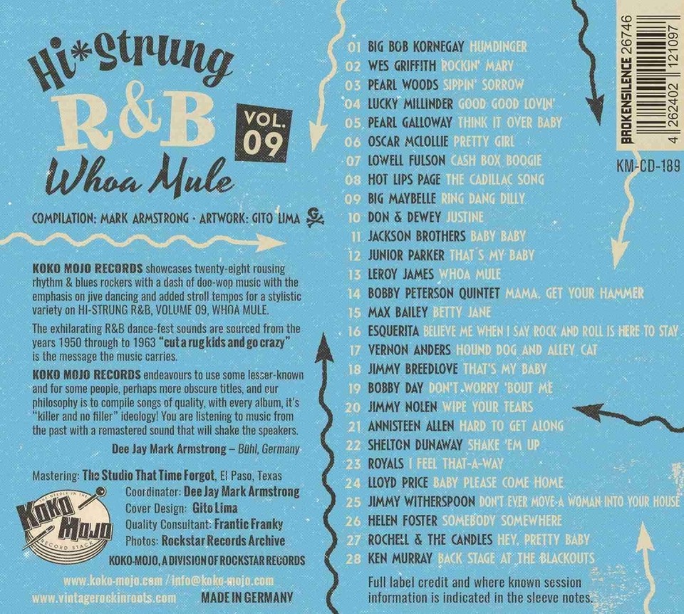 various artists hi-strung r&b vol. 9 - whoa mule (CD) (US IMPORT) | eBay UK