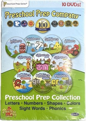 Preschool Prep Series Collection 10 DVD Boxed Set New Sealed Numbers ...