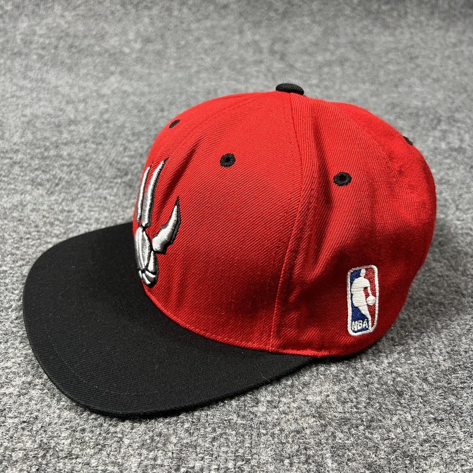 Toronto Raptors Hat Cap Snap Back Mens Red Black NBA Basketball Claw ...