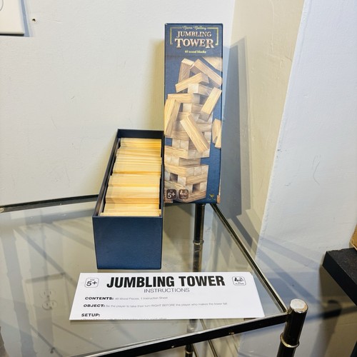 Cardinal Games JUMBLING TOWER 48 Wood Pieces Ages 6+ Pre-Owned ...