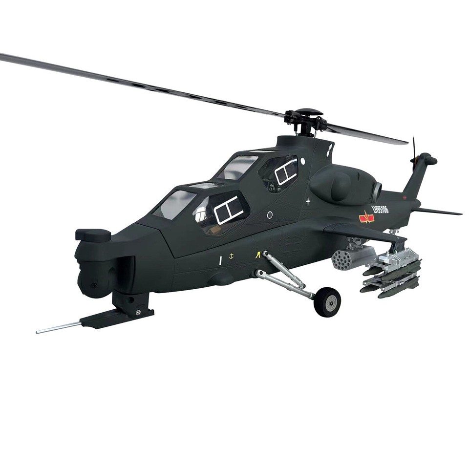 Roban 470 Size CAIC Z-10 Fiery Thunderbol ARF RC Helicopter Scale ...