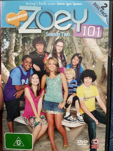 Zoey 101 Season 2 region 4 DVD (2 discs) Nickelodeon kids comedy tv ...
