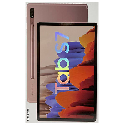New Samsung Galaxy Tab S7 Bronze 11" 128GB Wi-Fi +4G Tablet Factory ...