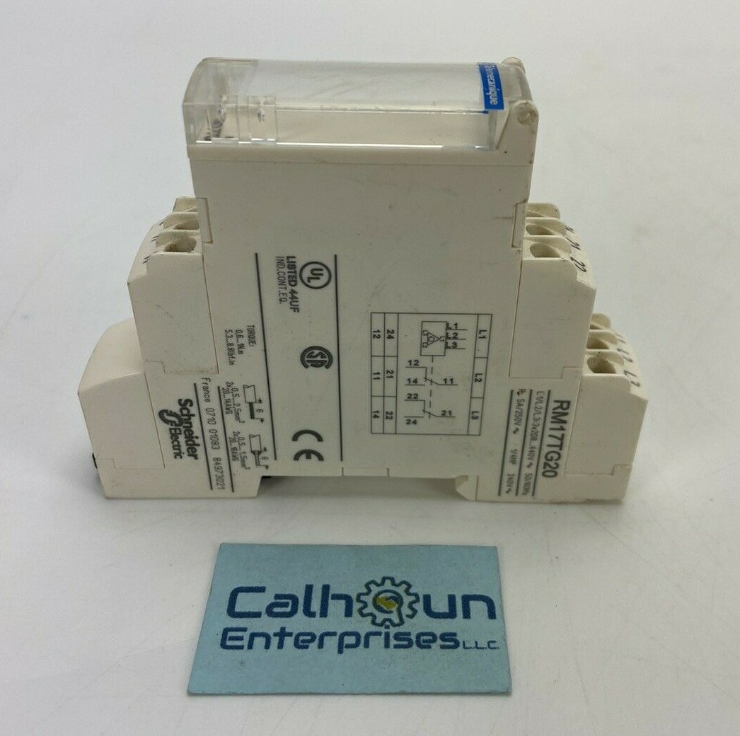 SCHNEIDER ELECTRIC/TELEMECANIQUE RM17TG20 Relay 3Ph 250V 5AMP *WARRANTY ...