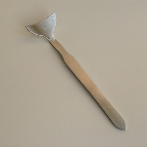 Stainless steel angled silkworm ruler caliper eye plastic surgery ...