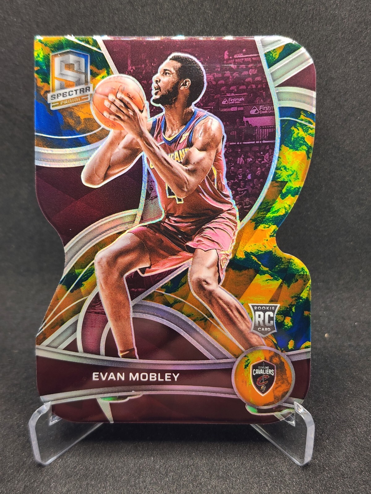 2021-22 Panini Spectra EVAN MOBLEY Universal Die-Cut Rc /8 SSP | eBay
