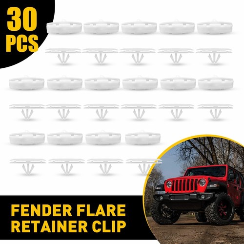 30Pcs For Jeep Wrangler JL 18-20 Gladiator 2020 Fender Flare Retainer ...