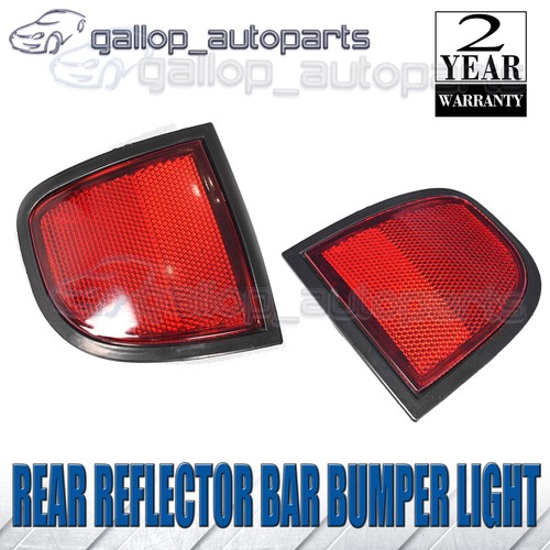 Rear Bar Bumper Reflector Lamp for Mitsubishi Triton ML MN 2005-2015 ...