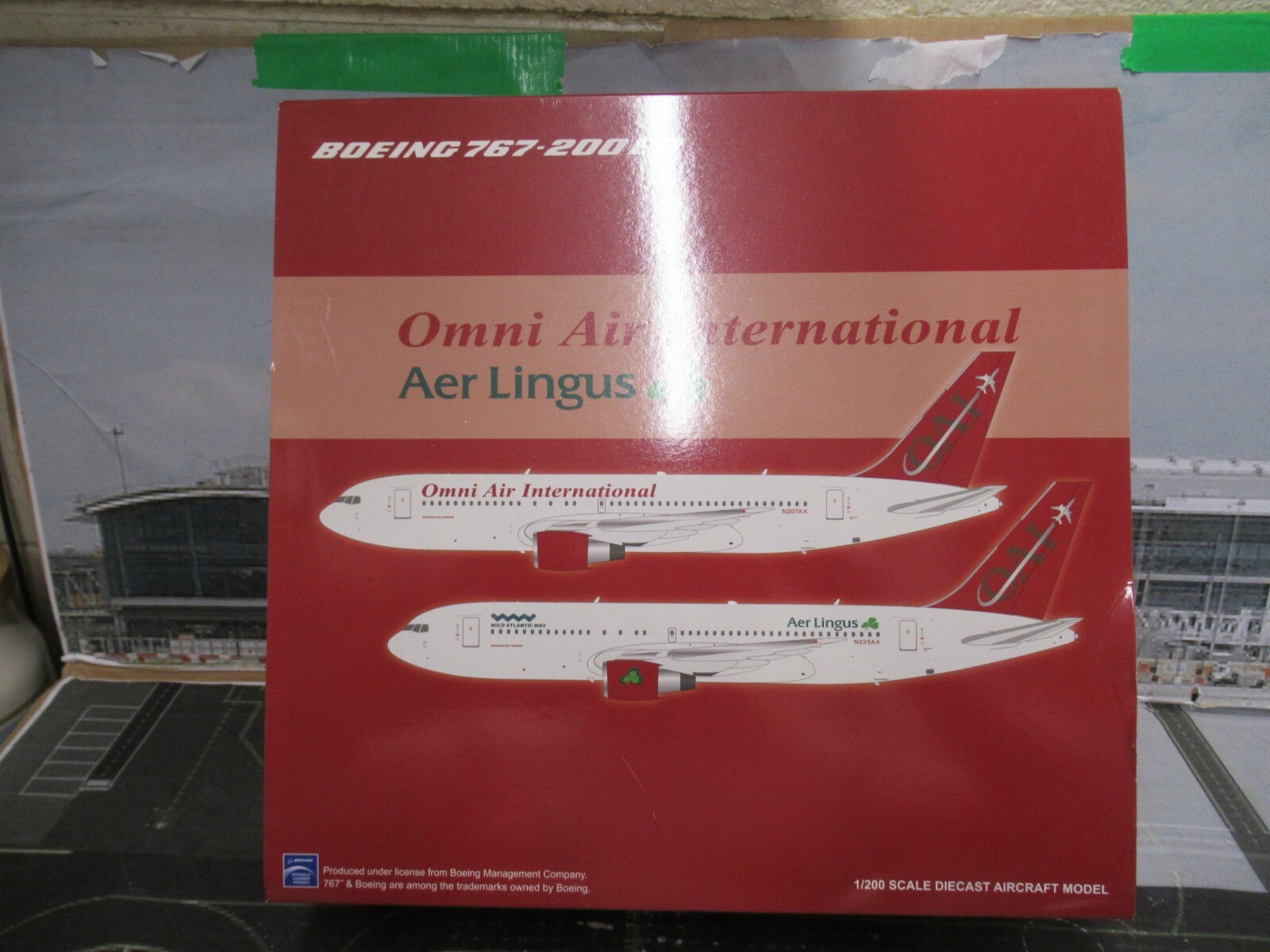 INFLIGHT 200 1/200 AIRLINER MODELS DIECAST AER LINGUS OMNI AIRLINES ...