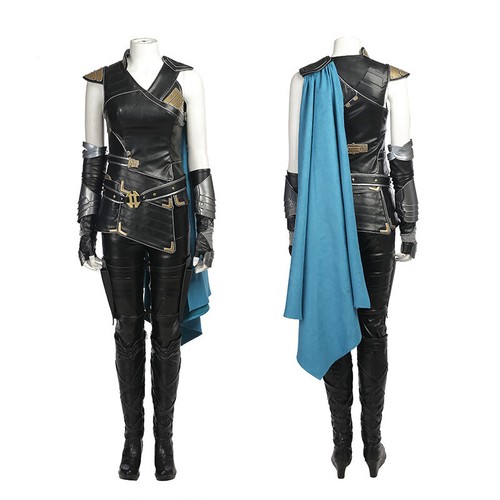 Thor: Ragnarok Valkyrie Cosplay Top Pants Shoes Cloak Unsex Custome Set ...