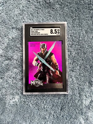 2017 Marvel Metal Thor Precious Metal Gems PMG Purple #TPMG1 SGC 8.5 | eBay