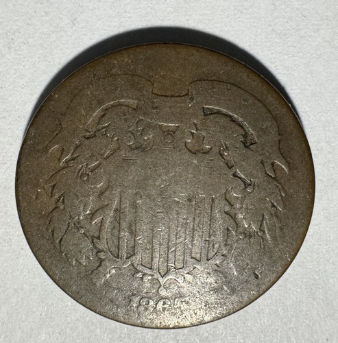 1865 Two Cent Piece - Copper, Philadelphia Mint. | eBay