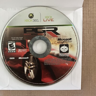 Project Gotham Racing 3 Xbox 360 Disc Only 882224053488| eBay