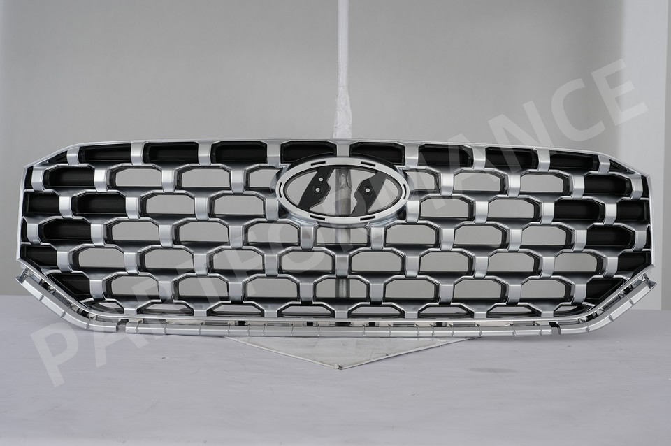 Chrome Front Bumper Upper Grille Grill 86350S2600 For 2021-2023 Hyundai ...