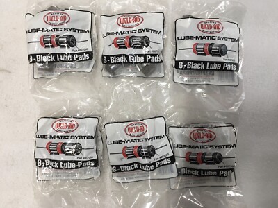 WELD-AID Lube-Matic® LUBE PADS - Lot of 6 x 6 Pk. - p/n 007060 - NEW | eBay