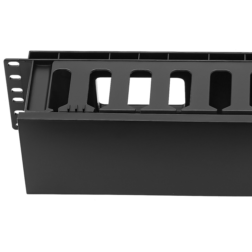 4 Pack Horizontal Rack Mount Cable Management, Cable Organizer, Cable ...