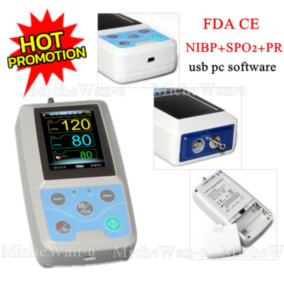 FDA CE CONTEC PM50 ICU Patient Monitor NIBP SPO2 Pulse Rate, PC ...