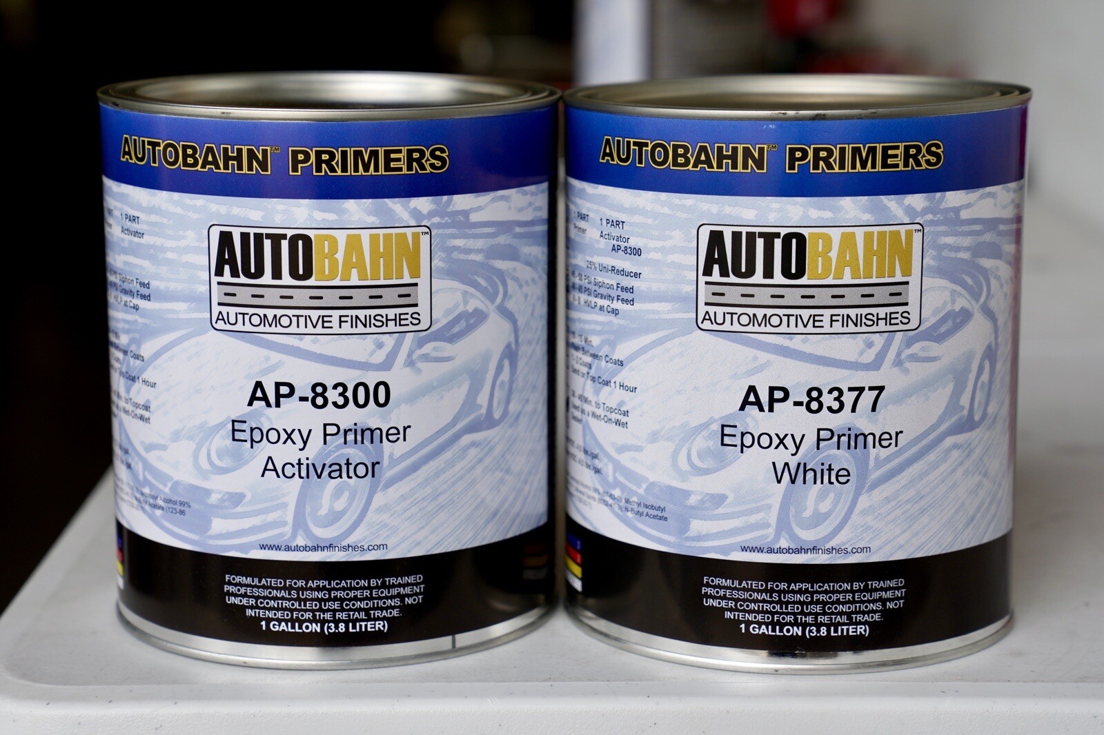Autobahn AP8377 Automotive DTM Epoxy Primer GALLON KIT WHITE 1:1 MIX | eBay