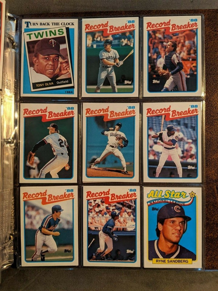 1989 Topps Baseball Cards Complete Set | eBay