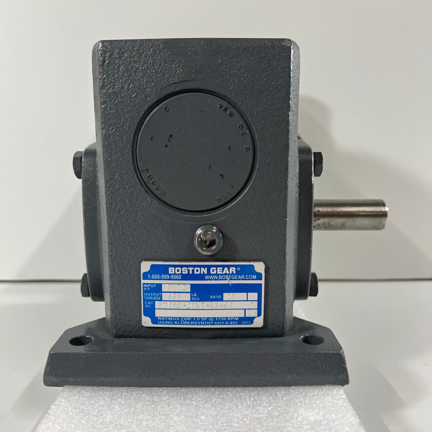 Boston Gear Speed Reducer Input HP .72 , Output Torque 435 , F715B-20KT ...
