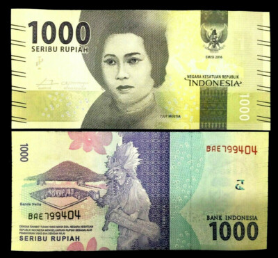 Indonesia Note 1000 Rupiah Banknote Currency BILL UNC | eBay