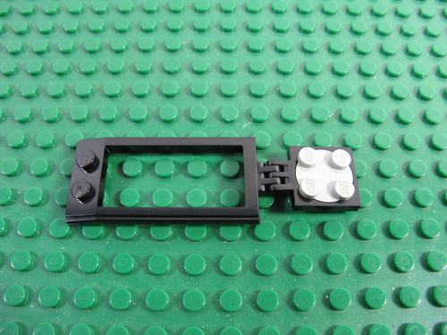 1986 LEGO Black Horse Hitching w/Black Turntable 2x2 Gray Top 6379 ...