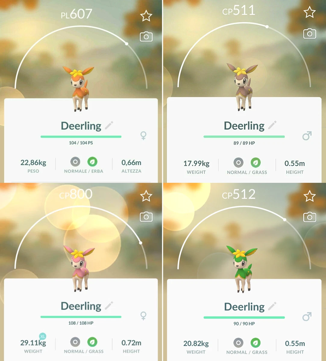 Deerling Evolution