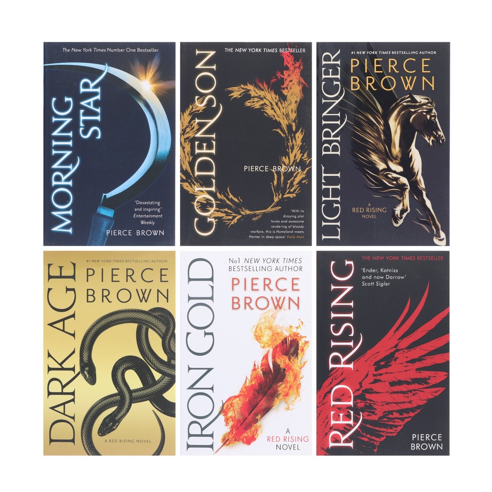 The Red Rising Series 6 Books Collection Paperback - Fiction - By ...