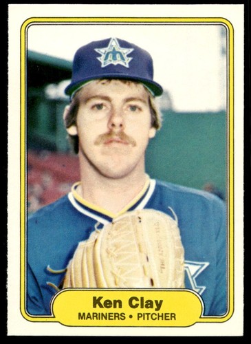 1982 Fleer 508 Ken Clay Seattle Mariners Baseball Card | eBay