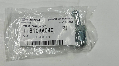2002-2016 GENUINE SUBARU MODELS VALVE, COMPLETE CONTROL 11810-AA040 | eBay