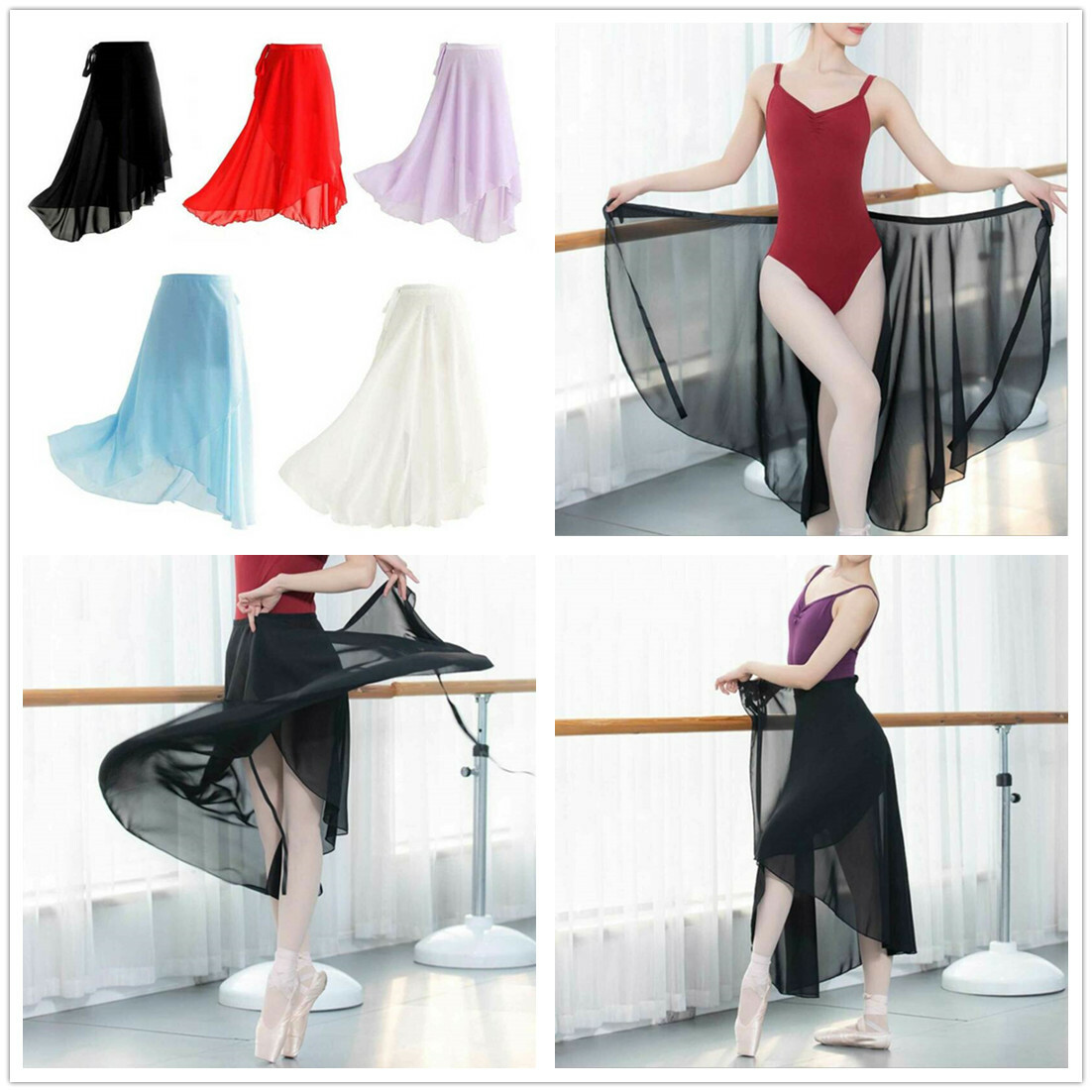 Flowing Dance Skirt Wevez Women's Satin Flamenco Dance Skirt 25 Yard