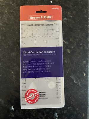 Weems & Plath Marine Navigation Chart Correction Template #9998 in case ...
