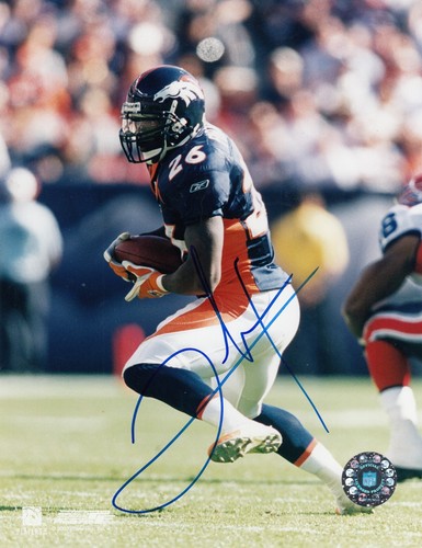 Denver Broncos Redskins Clinton Portis Signed Autograph Auto 8x10 Photo ...