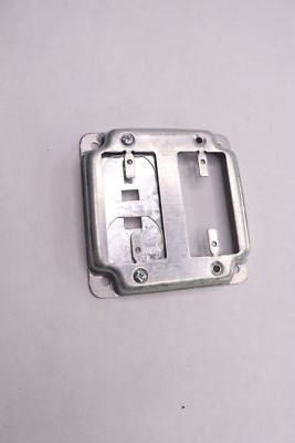 Hubbell Raco Universal Exposed Work Cover 2 -Gang Gray Steel 809U | eBay