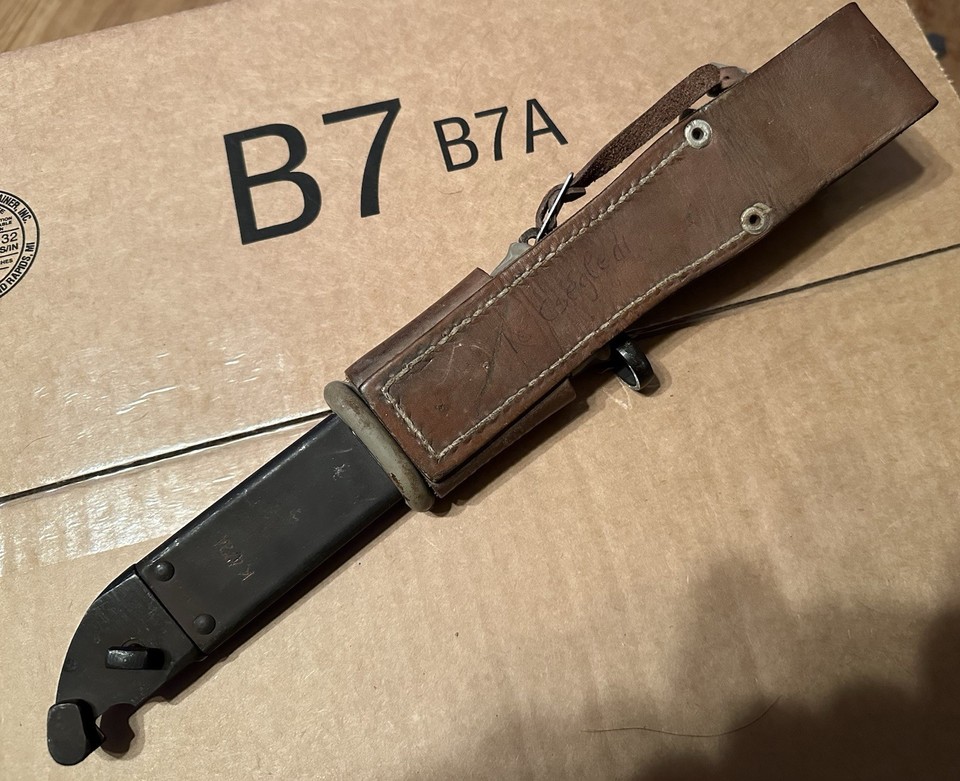 Romanian- Russian Military Knife Cold War Era. 1974 To 1980 Issued ...