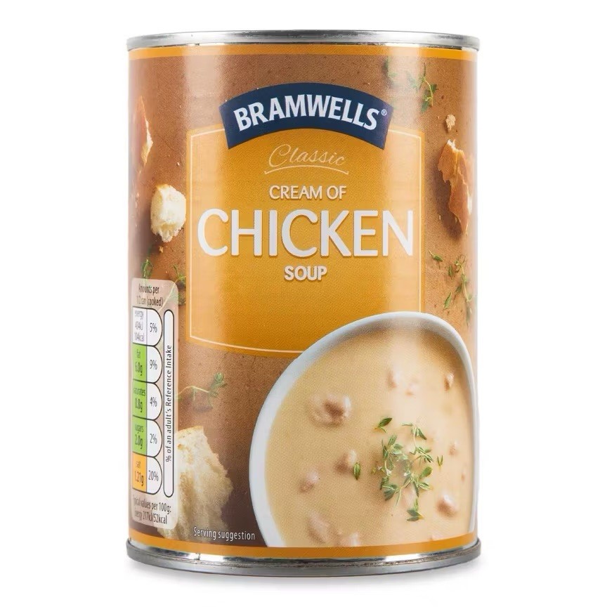 Pack of 4 Bramwells Cream Of Chicken Soup 400g - Ready To Eat Canned ...
