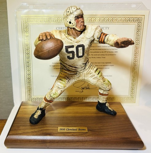 RARE FAK FRED KAIL "CLASSIC GRIDIRON QUARTERBACK" 1950 CLEVELAND BROWNS ...