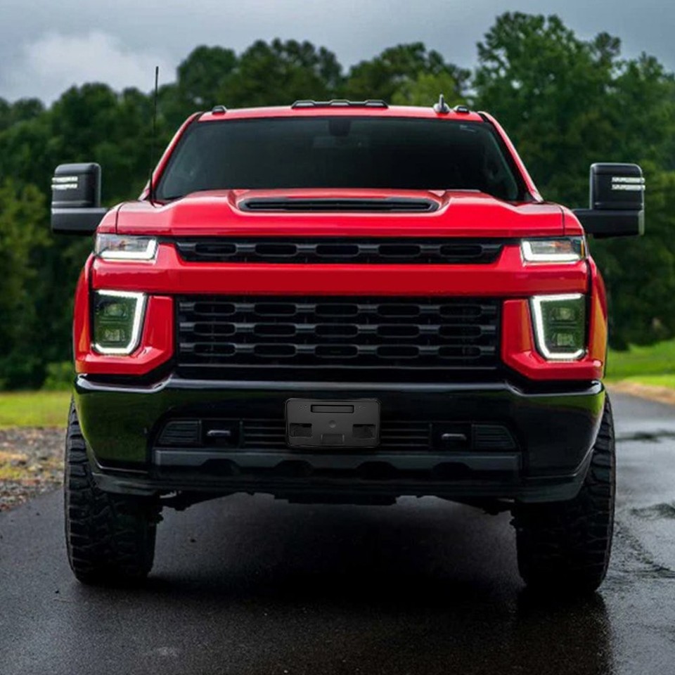 For 22-23 Silverado High Country Front Bumper License Plate Mount ...