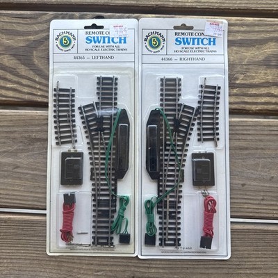Bachmann Remote Control Switch Ho Scale Left hand & Right hand Train ...