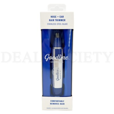 Goodline Grooming Co. Stainless Steel Blade Nose & Ear Hair Trimmer | eBay