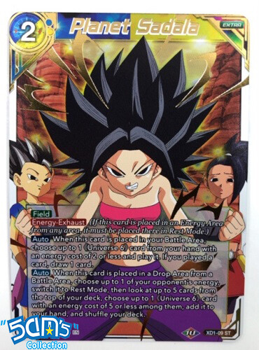 Dragon Ball Super TCG Planet Sadala XD1-09 ST foil | eBay