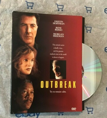 Outbreak (DVD, 1995) Dustin Hoffman | Morgan Freeman | Rene Russo ...