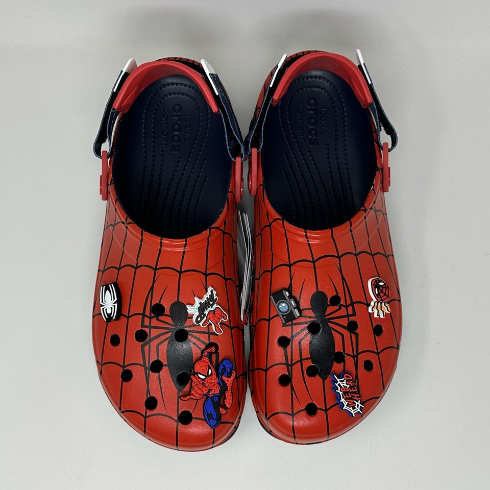 Marvel Team Spider-Man x CROCS All Terrain Clog Men's Size 13 208782 ...