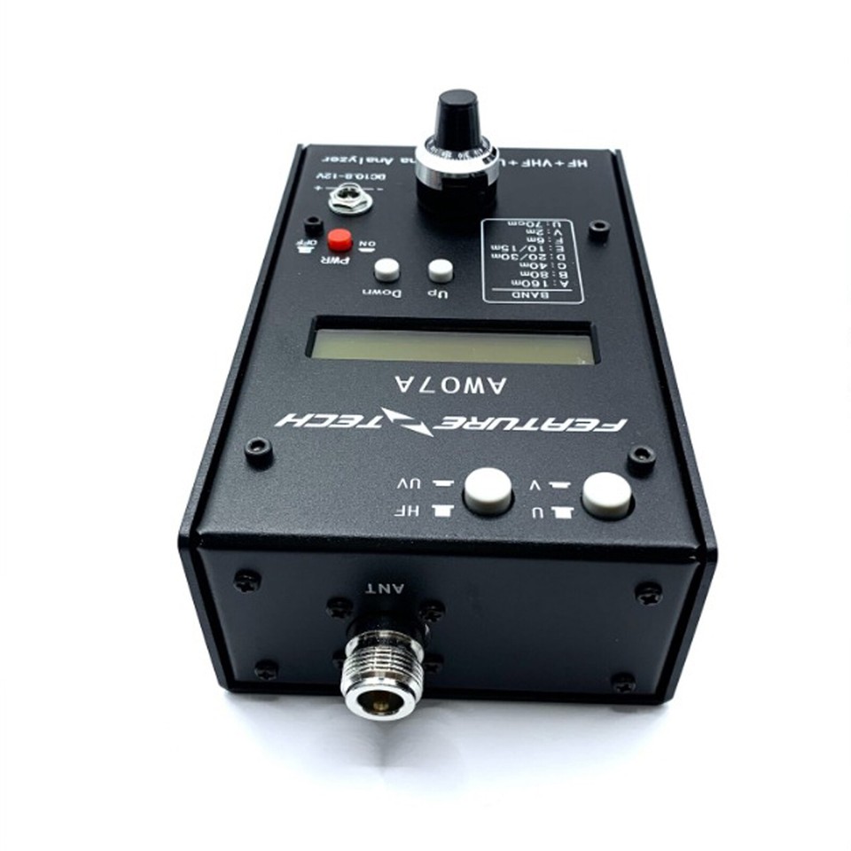HF+VHF+UHF Antenna Analyzer SWR Antenna Meter Tester RF Impedance ...