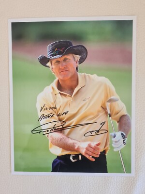 Greg Norman - Signed / Autographed 8x10 Glossy Photo - In Excellent ...