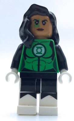 LEGO GREEN LANTERN JESSICA CRUZ MINIFIGURE SUPER HERO AUTHENTIC FIGURE ...