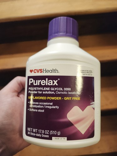 cvshealth purelax polyethylene glycol 3350 30 doses | eBay