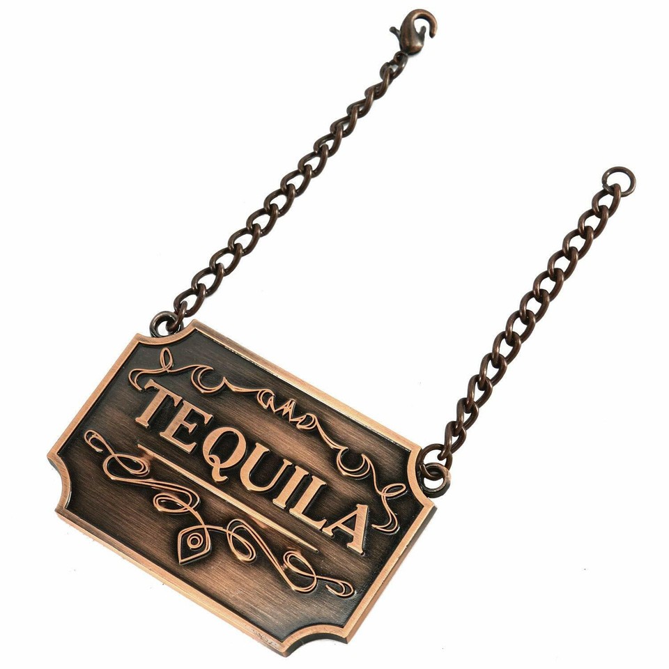 8PCS Copper Liquor Decanter Tags/Labels Whiskey, Bourbon, Scotch, Gin ...