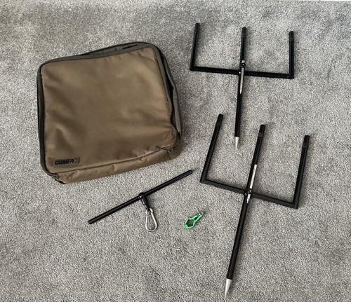 Korda Singlez Full Set Up Black — 3 Rod, Uprights, Extensions, Spikes ...