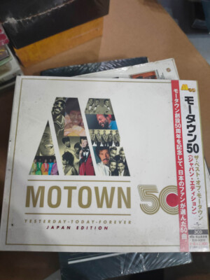 VA MOTOWN 50 JAPAN 3 CD Marvin Gaye Stevie Wonder Supremes | eBay